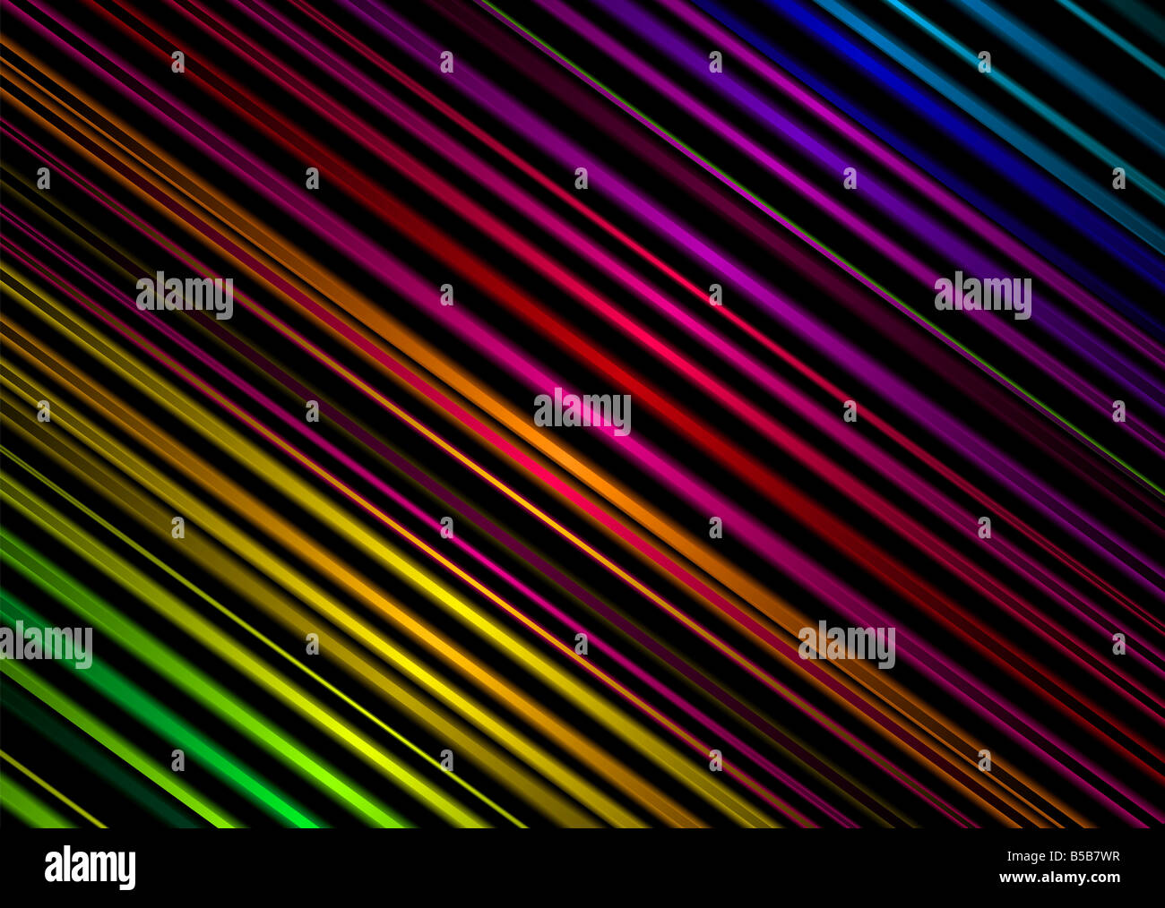 Rainbow background with glowing lines with a neon glow Stock Photo - Alamy