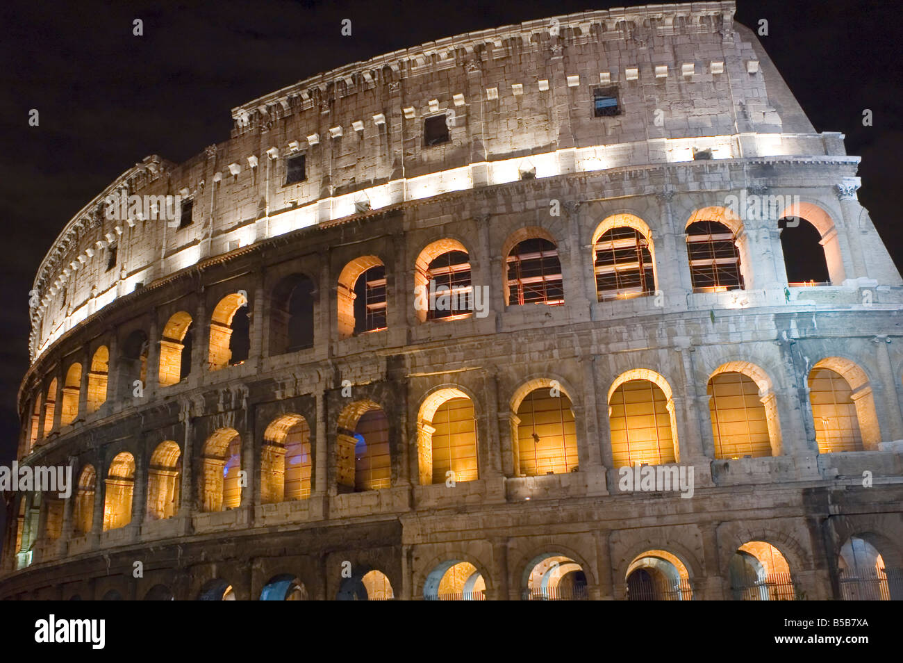 Italy Older amphitheater Coliseum in Rome Stock Photo - Alamy
