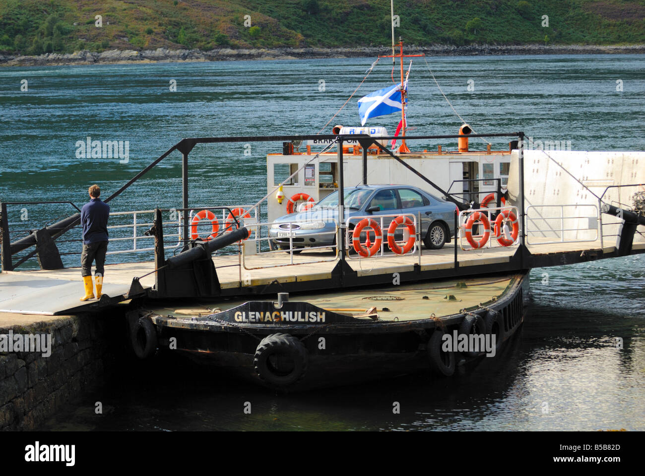 The Glenelg to Skye ferry, Western Highlands, Scotland Stock Photo - Alamy