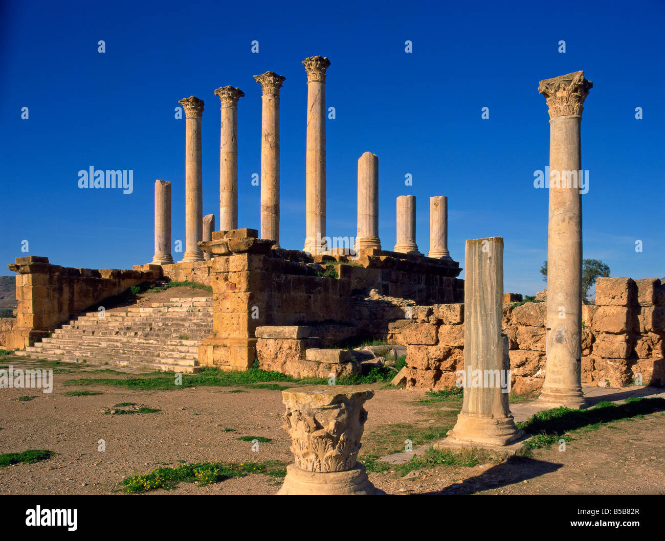 The Tell, Thuburbo Maius, the Roman capitol dating from c.168 AD ...