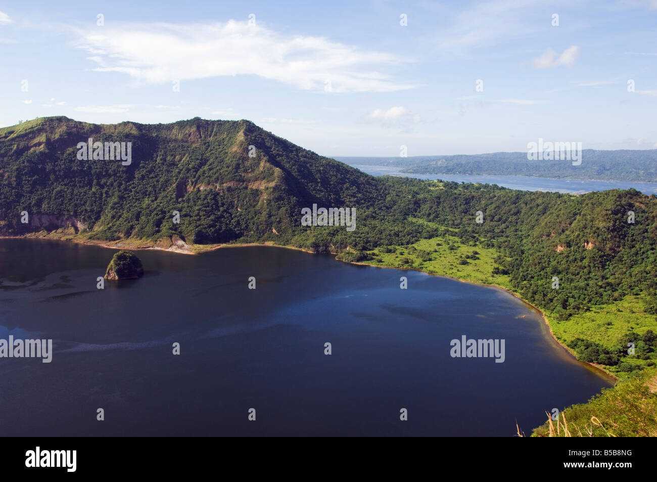 Taal volcano, crater lake, Lake Taal, Luzon, Philippines, Southeast ...