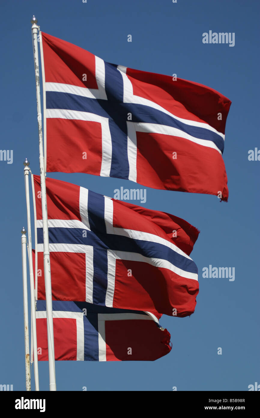 Three scandinavian flags hi-res stock photography and images - Alamy