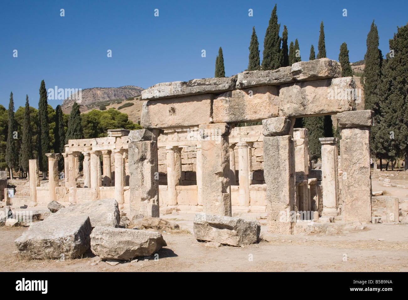 Agora, archaeological site of Hierapolis, Pamukkale, UNESCO World ...