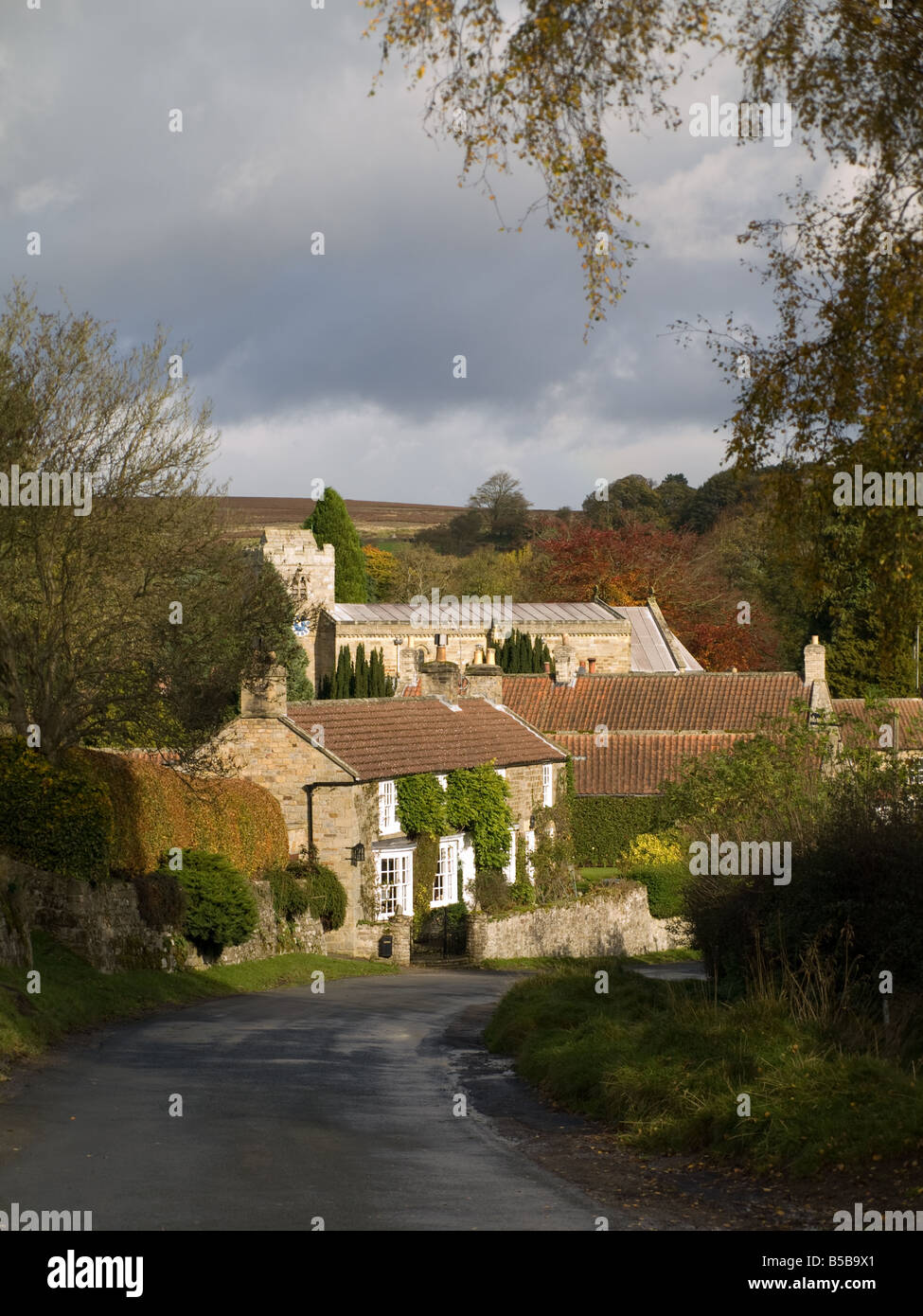 Lastingham Village North Yorkshire Stock Photo - Alamy