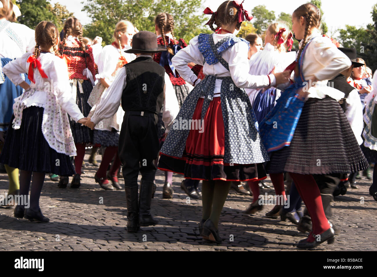 Folk dancers budapest wine festival hi-res stock photography and images ...