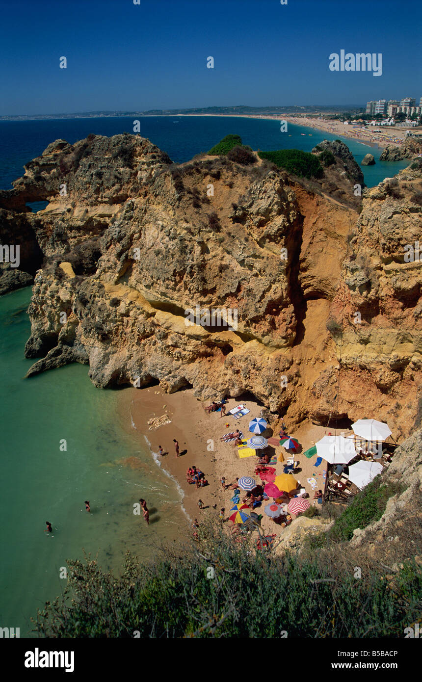 Praia de rocha beach beaches algarve hi-res stock photography and ...
