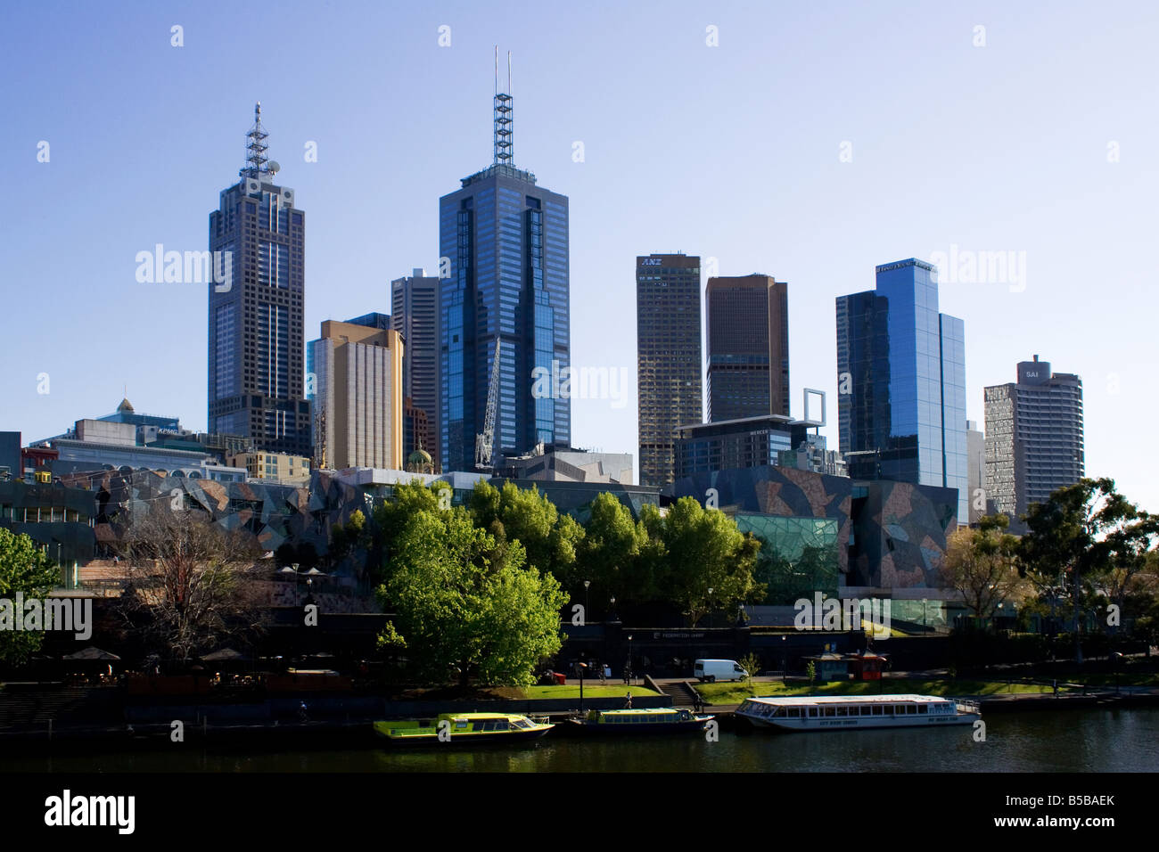 Melbourne city skyline Stock Photo - Alamy