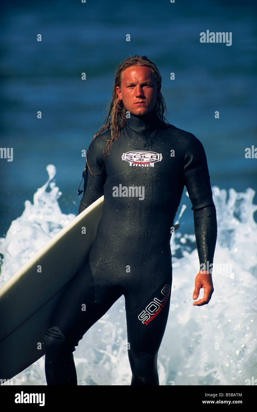 Portrait of surfer Portugal D Harcourt Webster MODEL RELEASED Stock ...