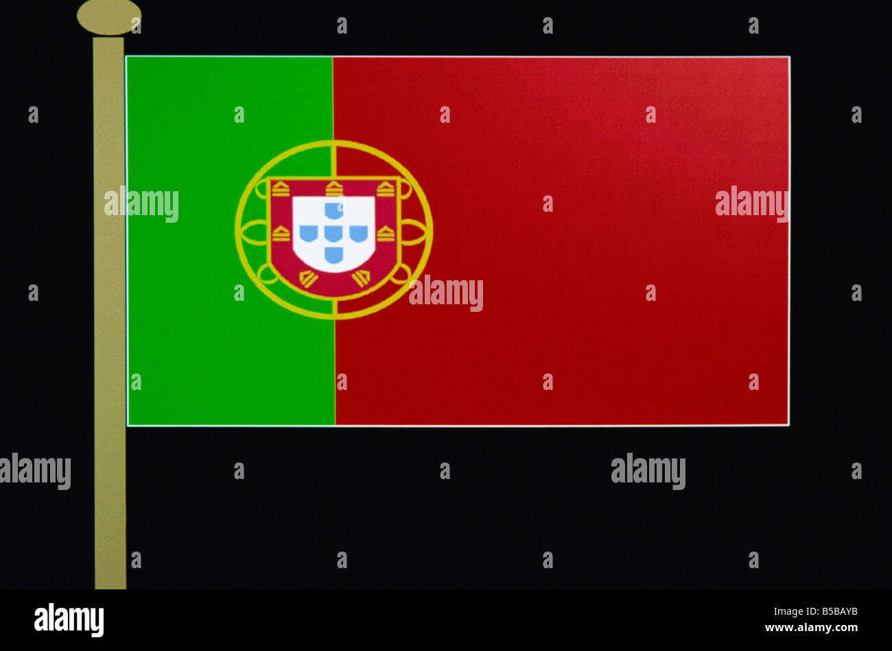 Portuguese flags hi-res stock photography and images - Alamy