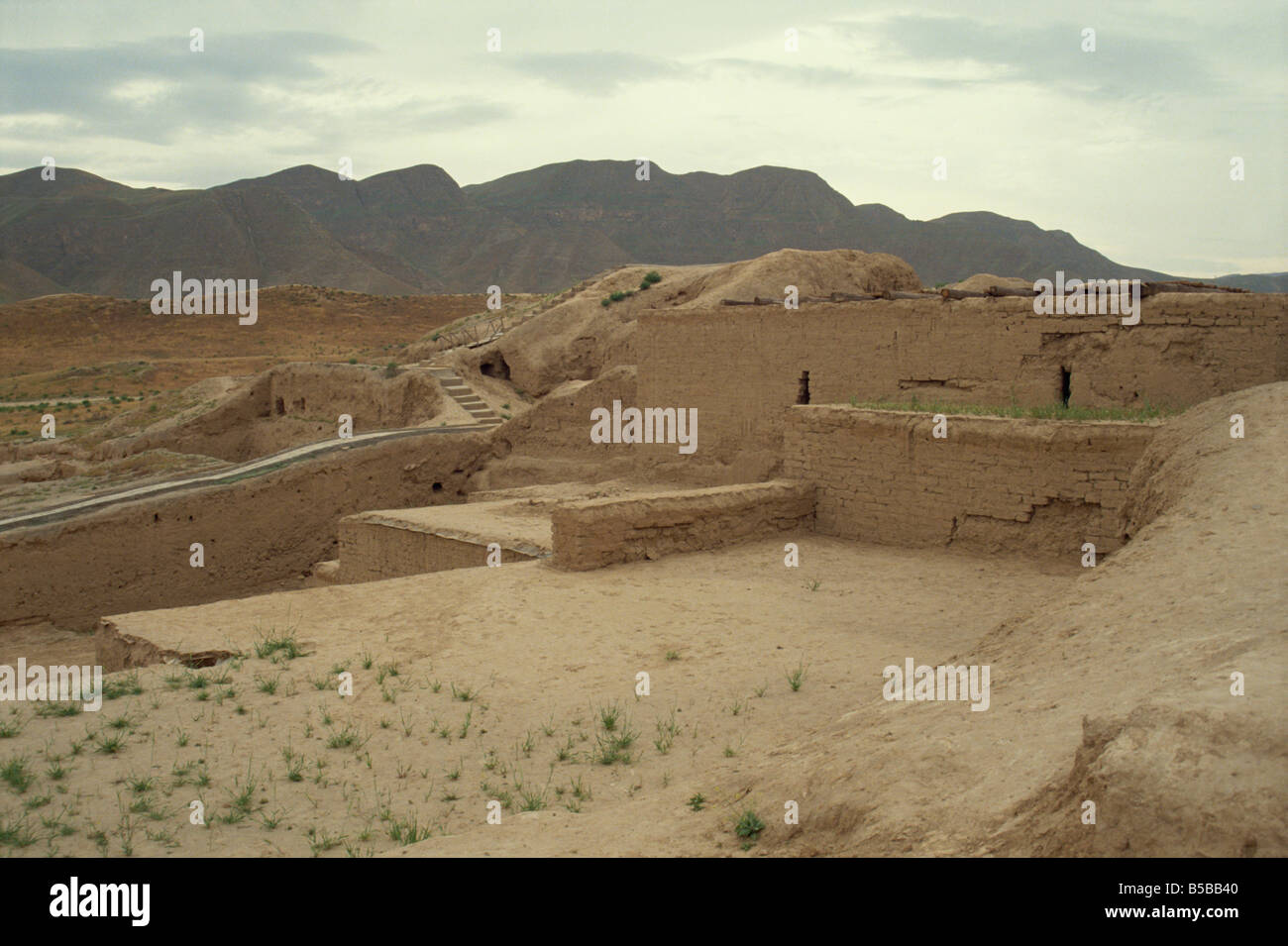 Old Nisa, Pathan kingdom capital for two centuries BC, Turkmenia ...