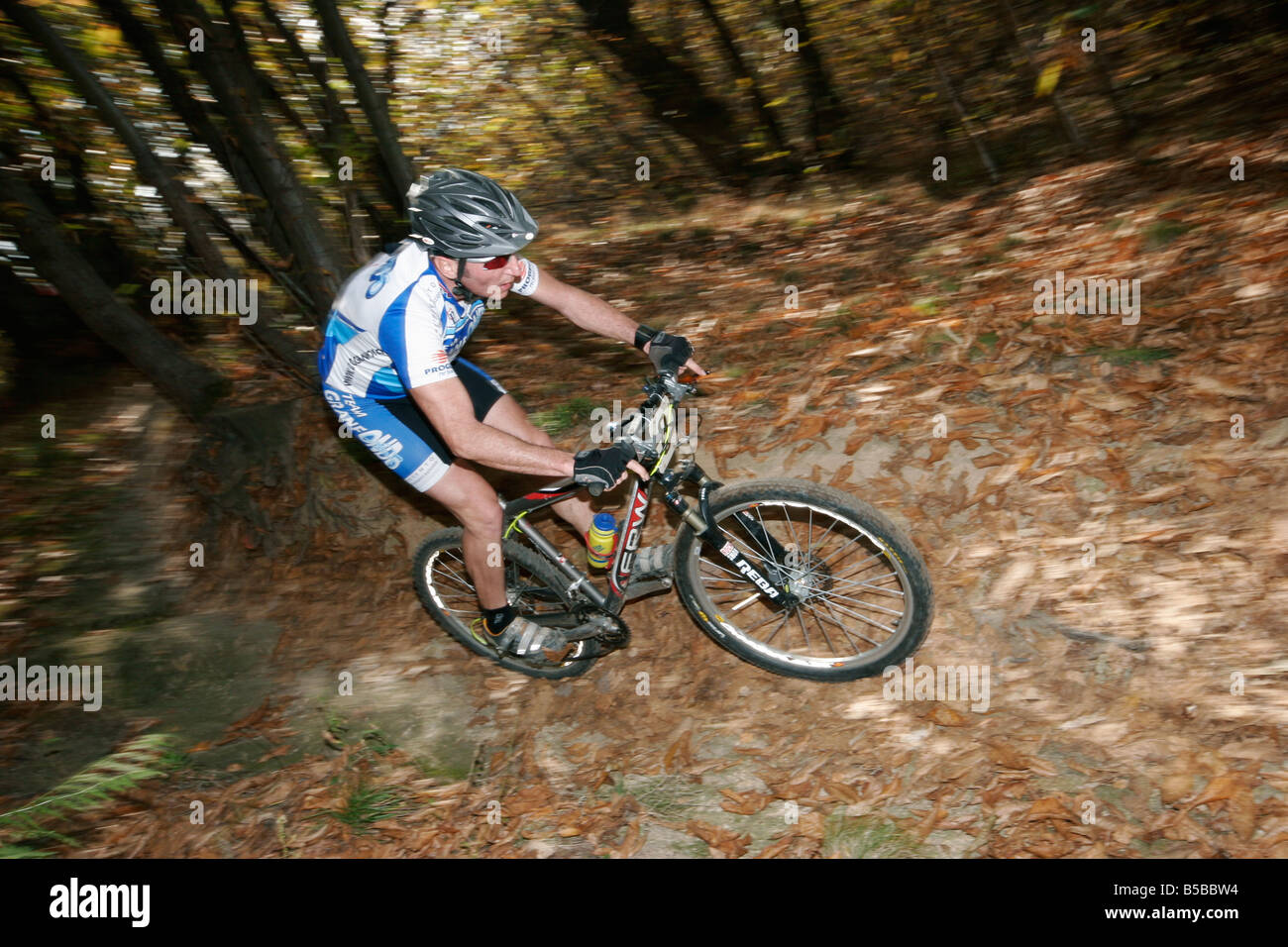 Mountain bike challenge Stock Photo - Alamy
