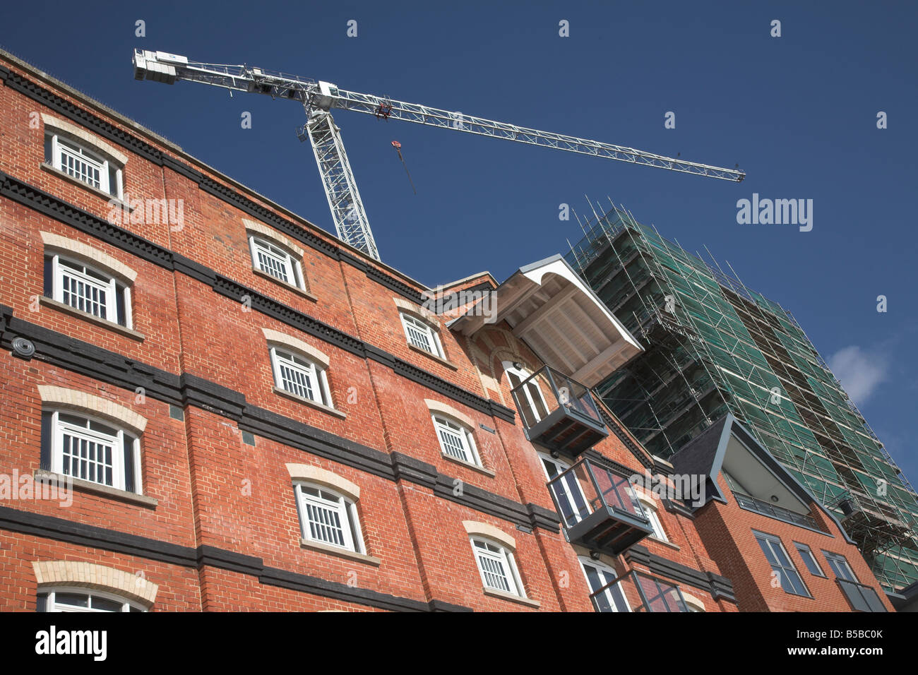 Urban redevelopment Ipswich Wet Dock Suffolk England Stock Photo - Alamy