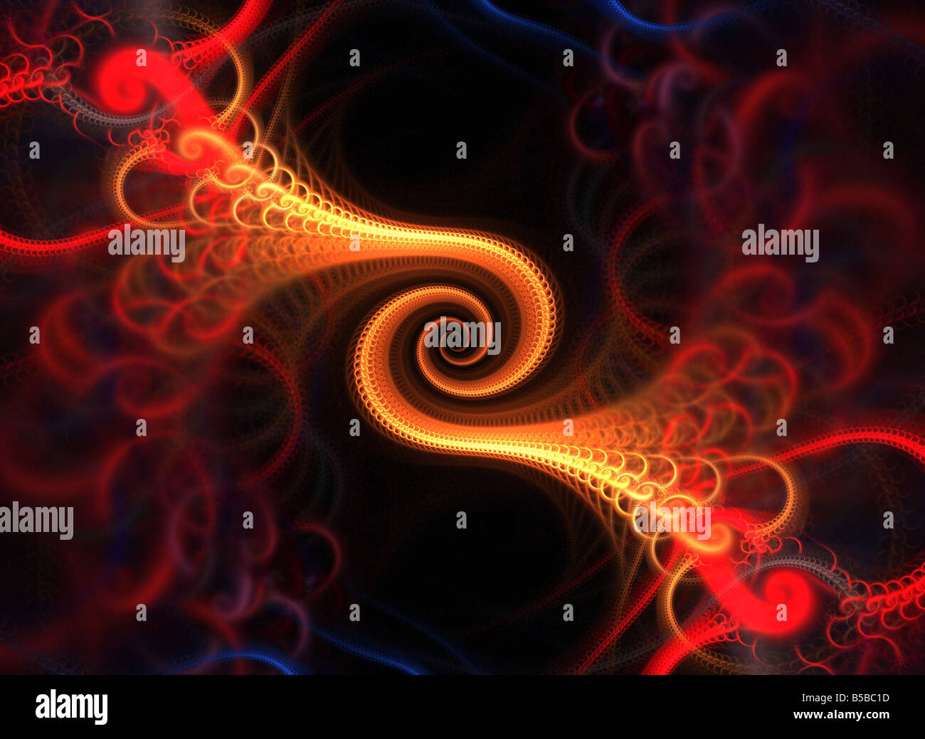 A spiraling fractal design that works great as a background or backdrop ...