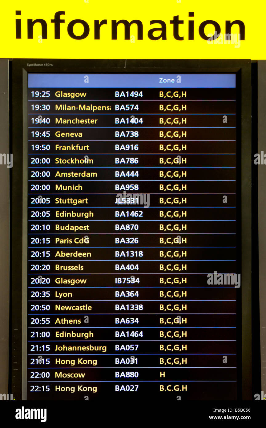 Heathrow Airport Departures Heathrow Airport Departures