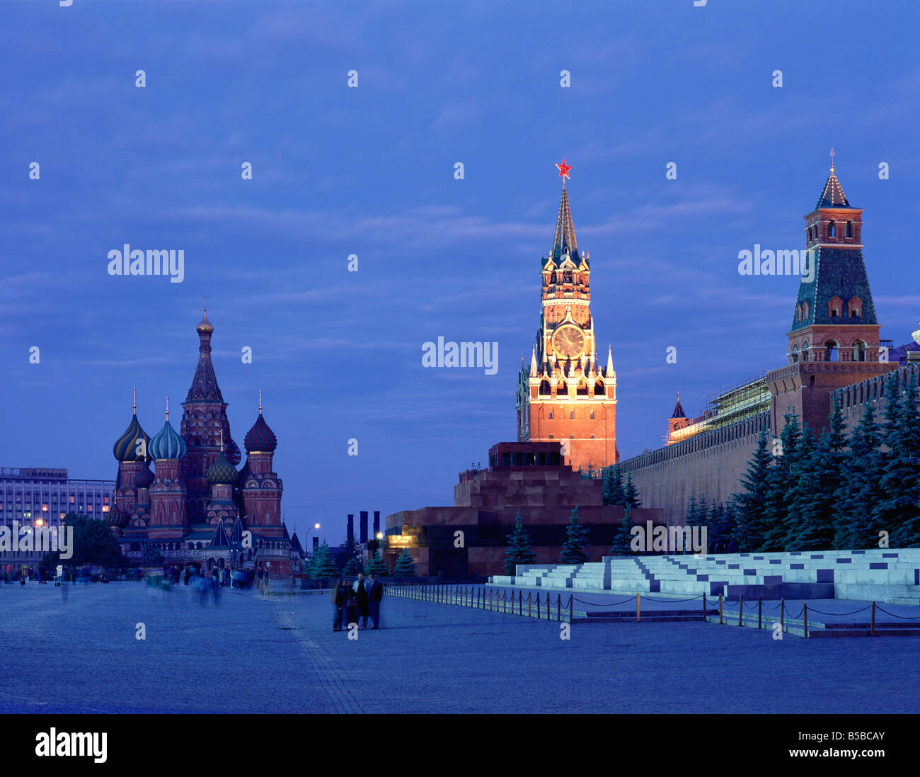 Lenin's Tomb, the Kremlin and St. Basil's Cathedral, Red Square, UNESCO ...
