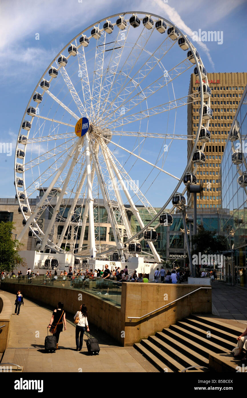 The Manchester Wheel, Manchester, England, Europe Stock Photo - Alamy