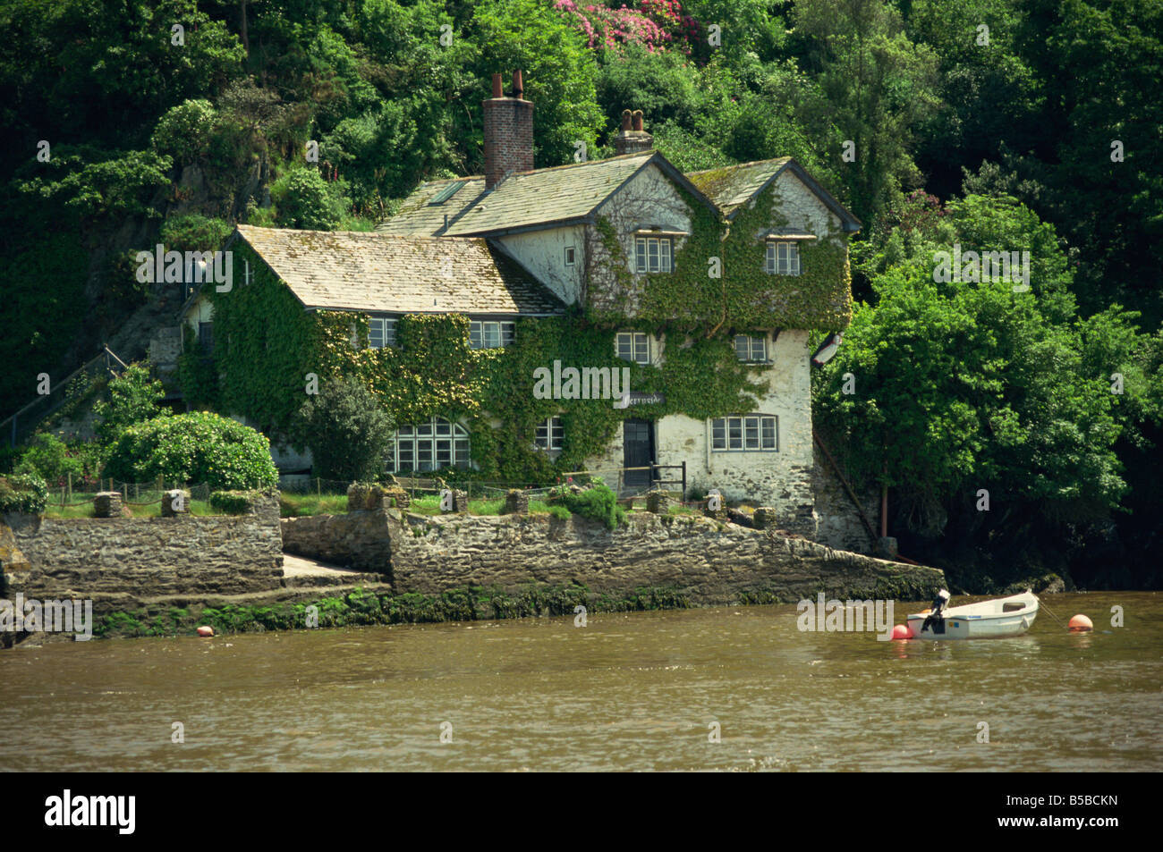 Home of Daphne du Maurier Bodinnick Cornwall England United Kingdom ...