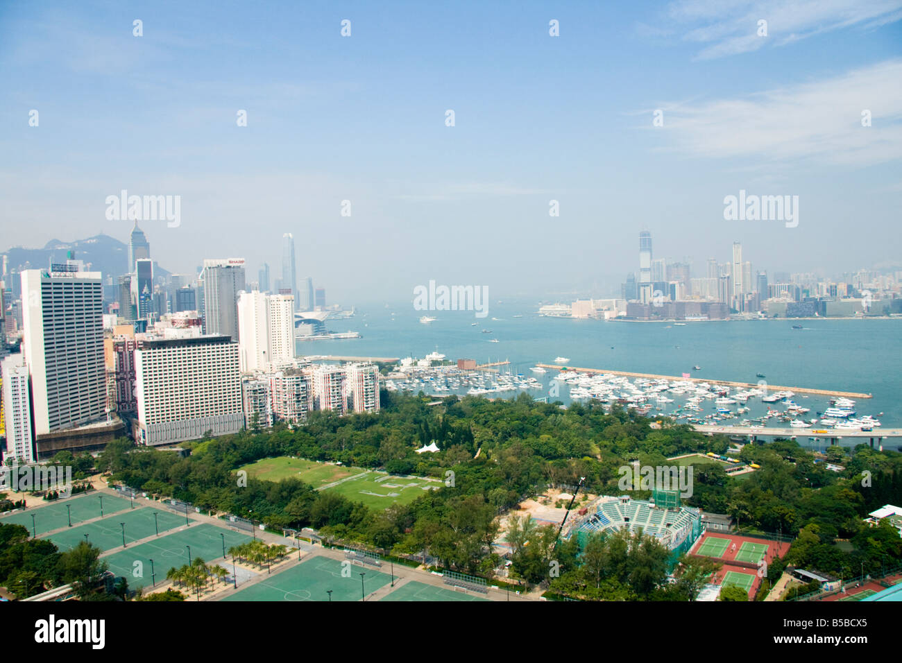 Aerial view of hong kong hi-res stock photography and images - Alamy