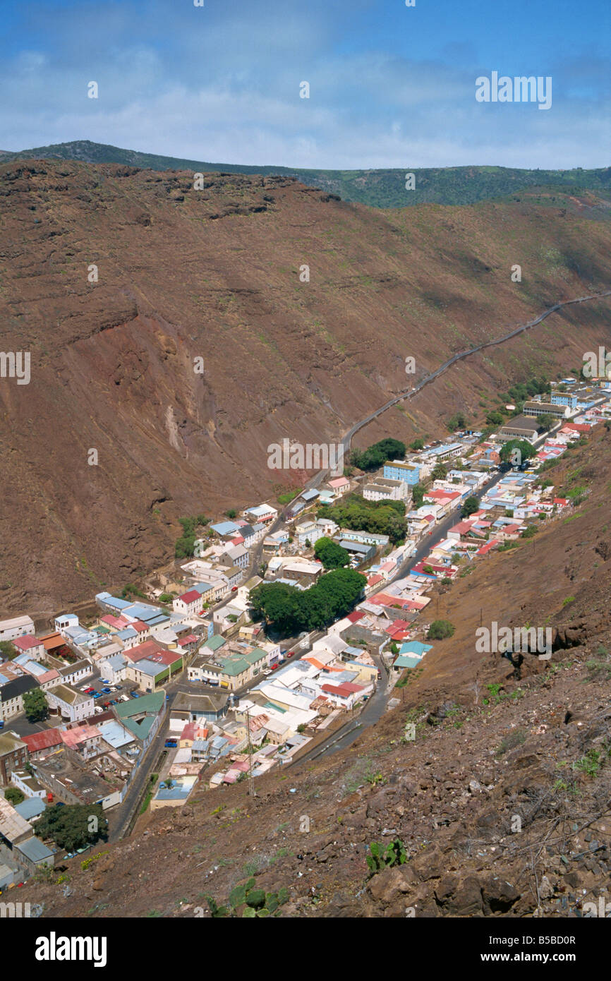 St helena aerial atlantic jamestown hi-res stock photography and images ...