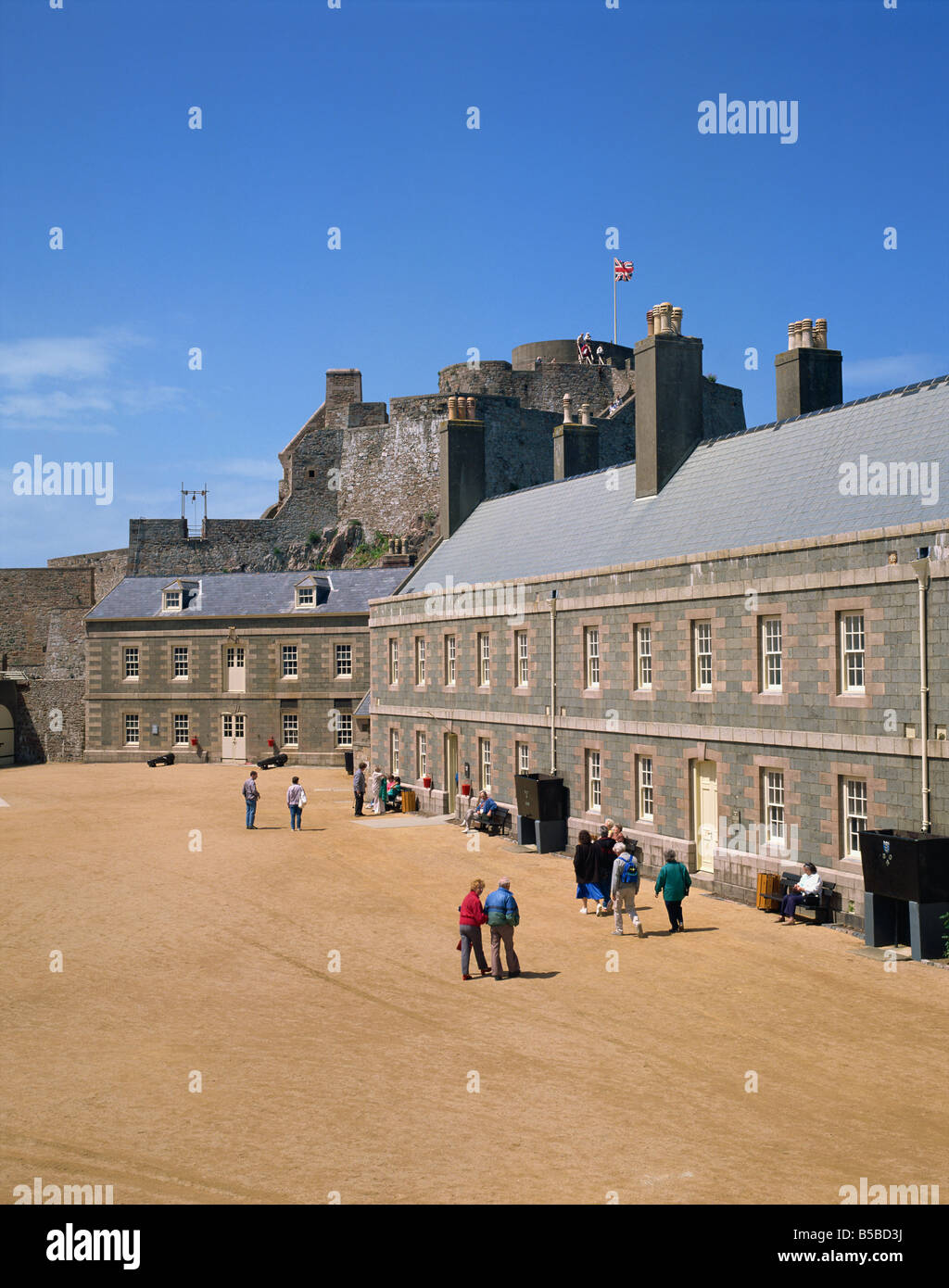Elizabeth Castle Jersey Channel Islands United Kingdom Europe Stock ...