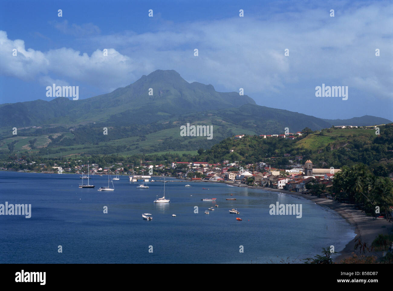 The mont pele volcano hi-res stock photography and images - Alamy