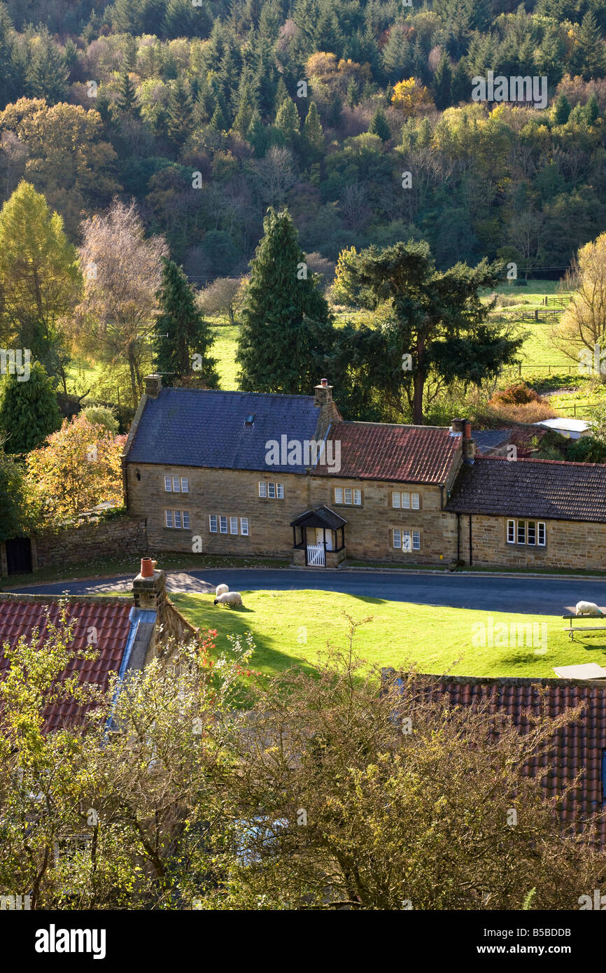 Autumn Beck Hole Goathland North York Moors National Park Stock Photo ...
