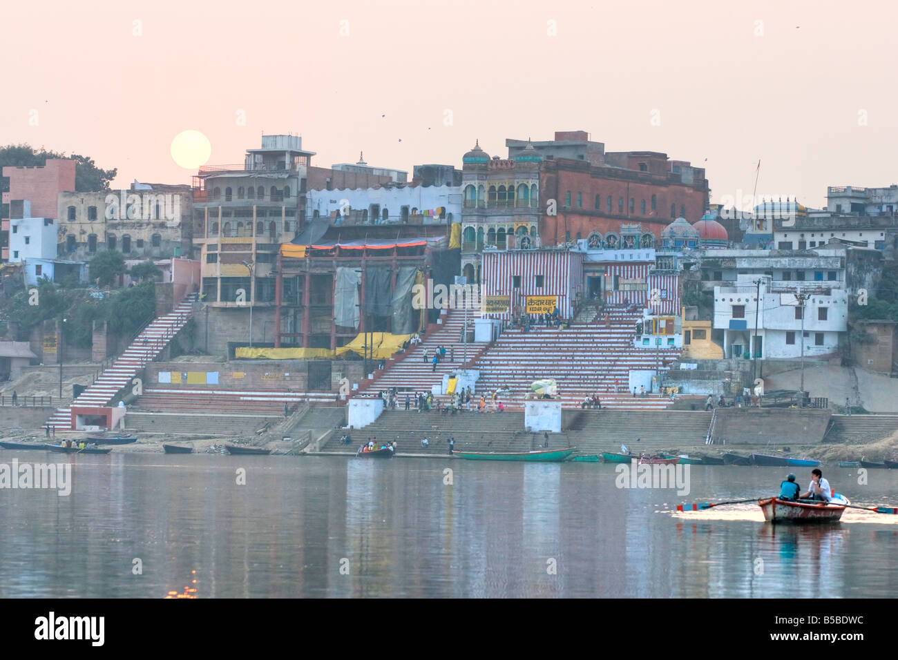 View of varanasi Uttar Pradesh India Stock Photo - Alamy