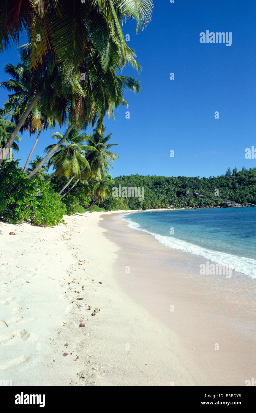 Takamaka Beach Mahe Seychelles Indian Ocean Africa Stock Photo - Alamy