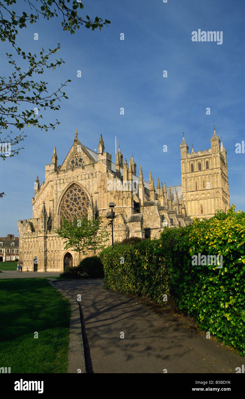 Cathedral, Exeter, Devon, England, Europe Stock Photo - Alamy