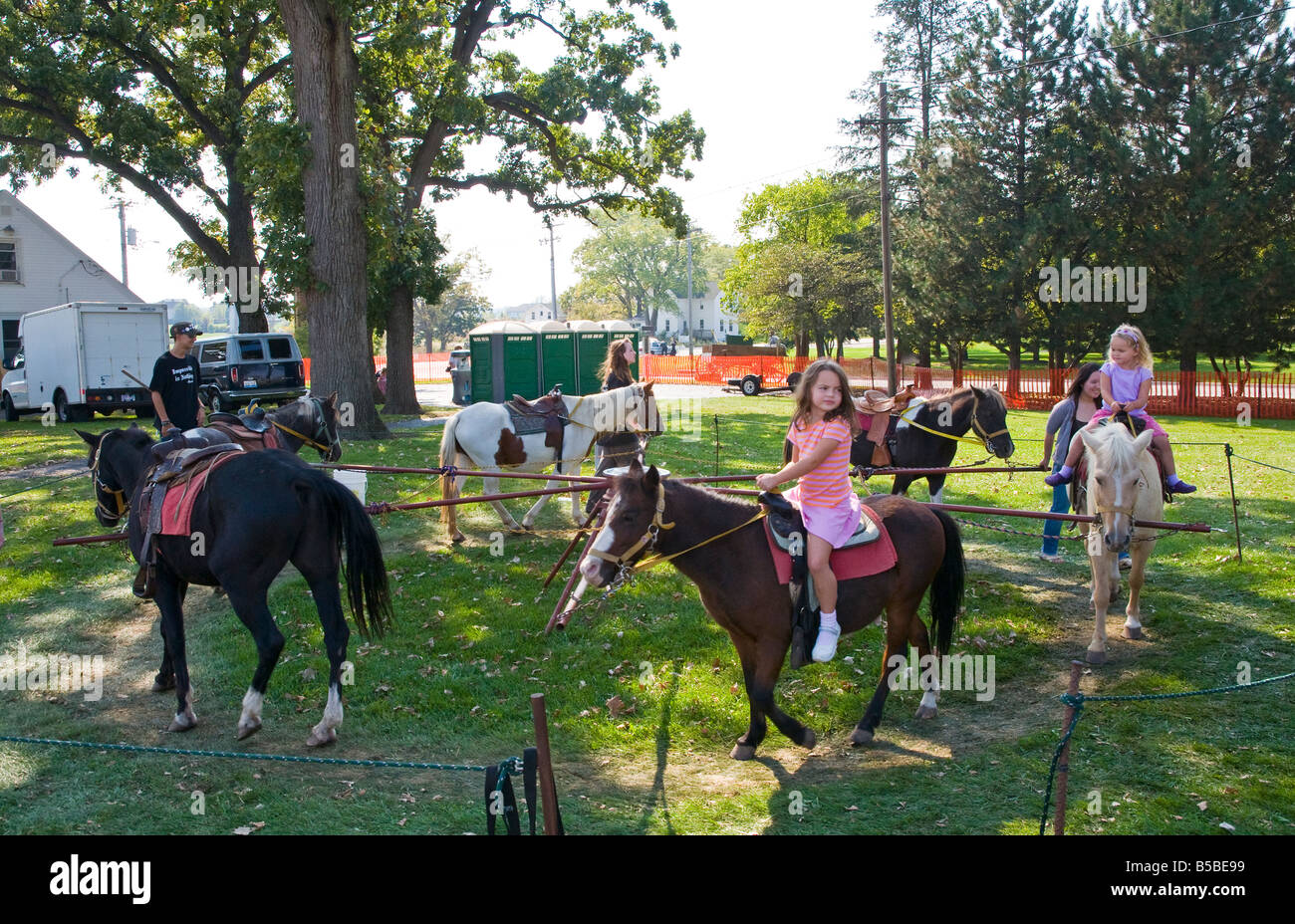 Pony Ride Stock Photo - Alamy