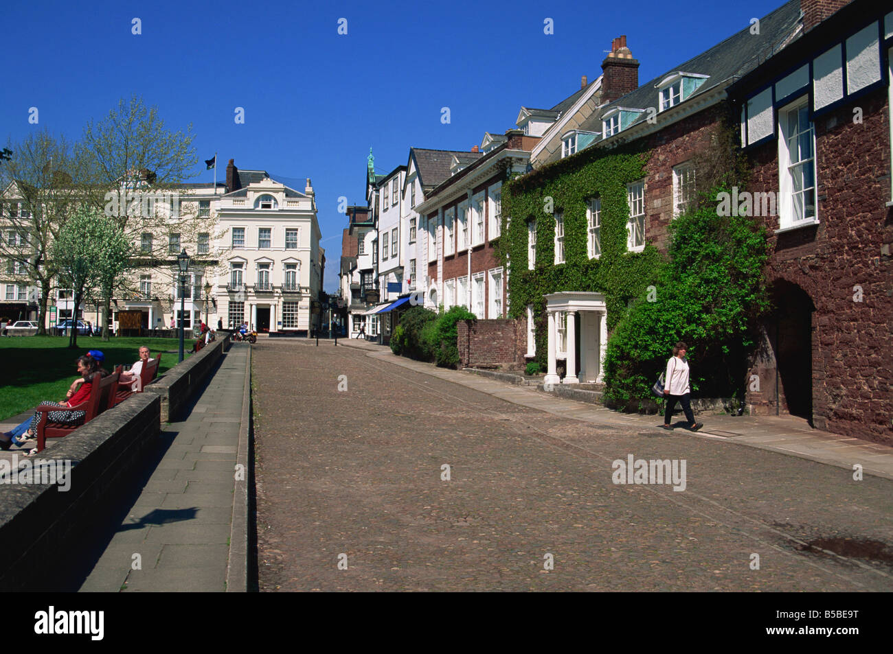 Cathedral close exeter hi-res stock photography and images - Alamy