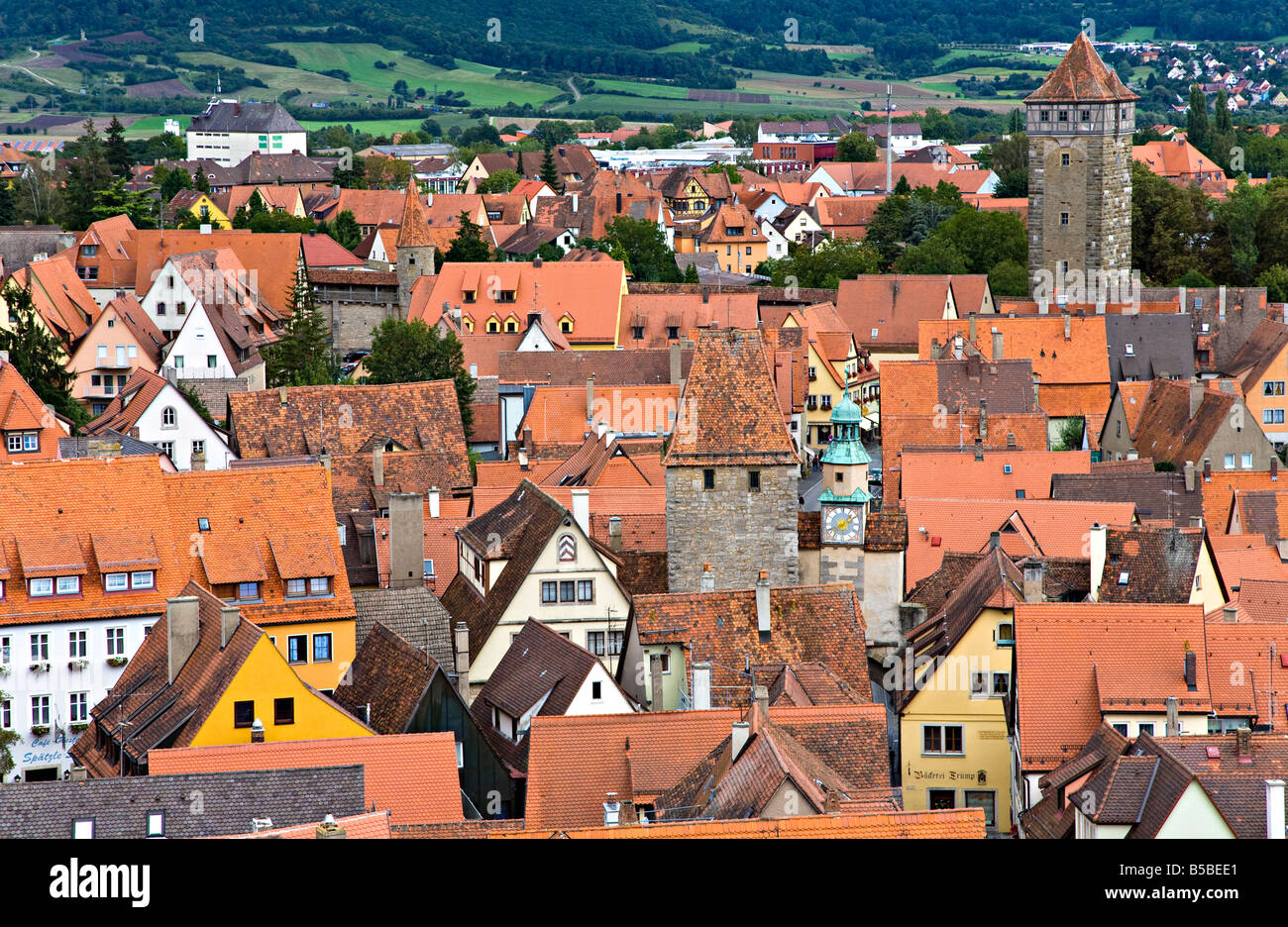 German rooftops hi-res stock photography and images - Alamy