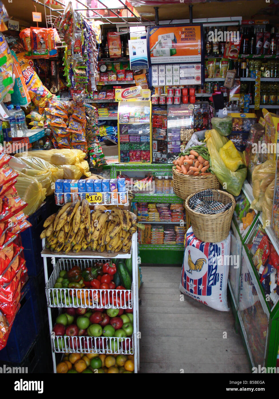 Inside of a shop in Cusco Peru Stock Photo - Alamy