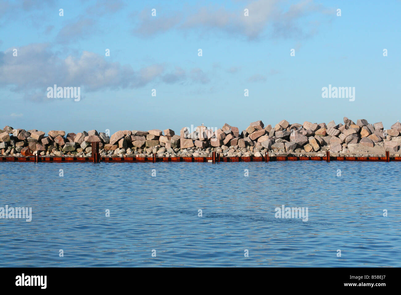 Entrance to Skagen port, Denmark Stock Photo - Alamy