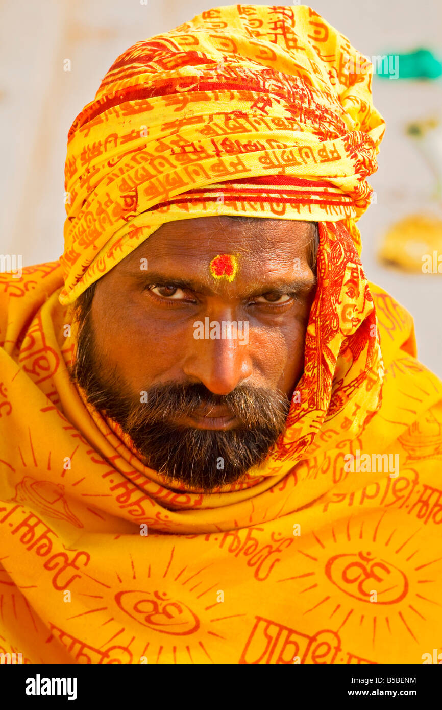 Sadhu Hindu Holy Man Varanasi Uttar Pradesh India Stock Photo - Alamy