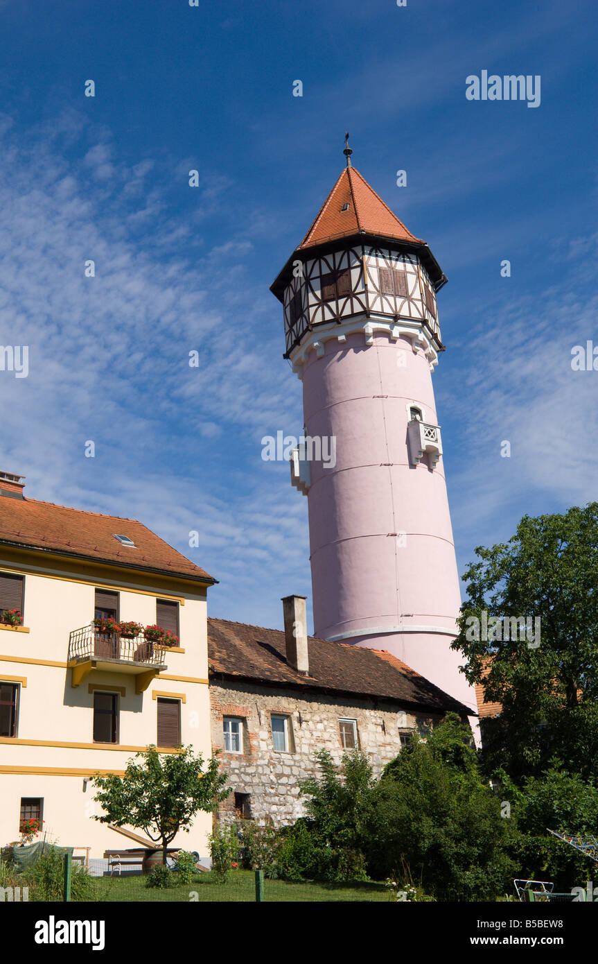 Brezice water tower, Brezice, Slovenia, Europe Stock Photo - Alamy