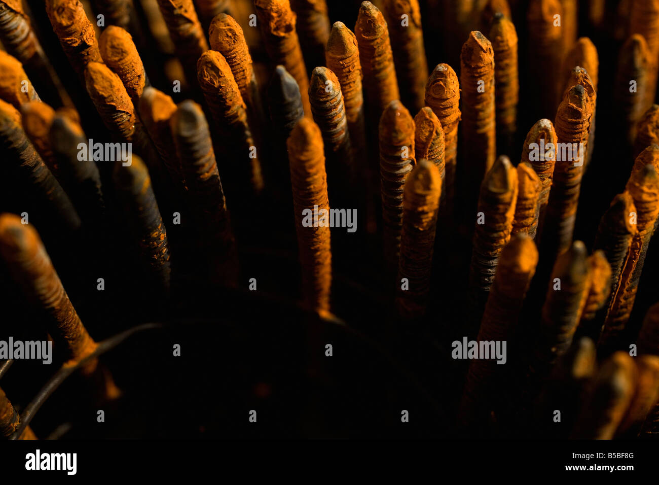 Collection of rusty nails Stock Photo - Alamy