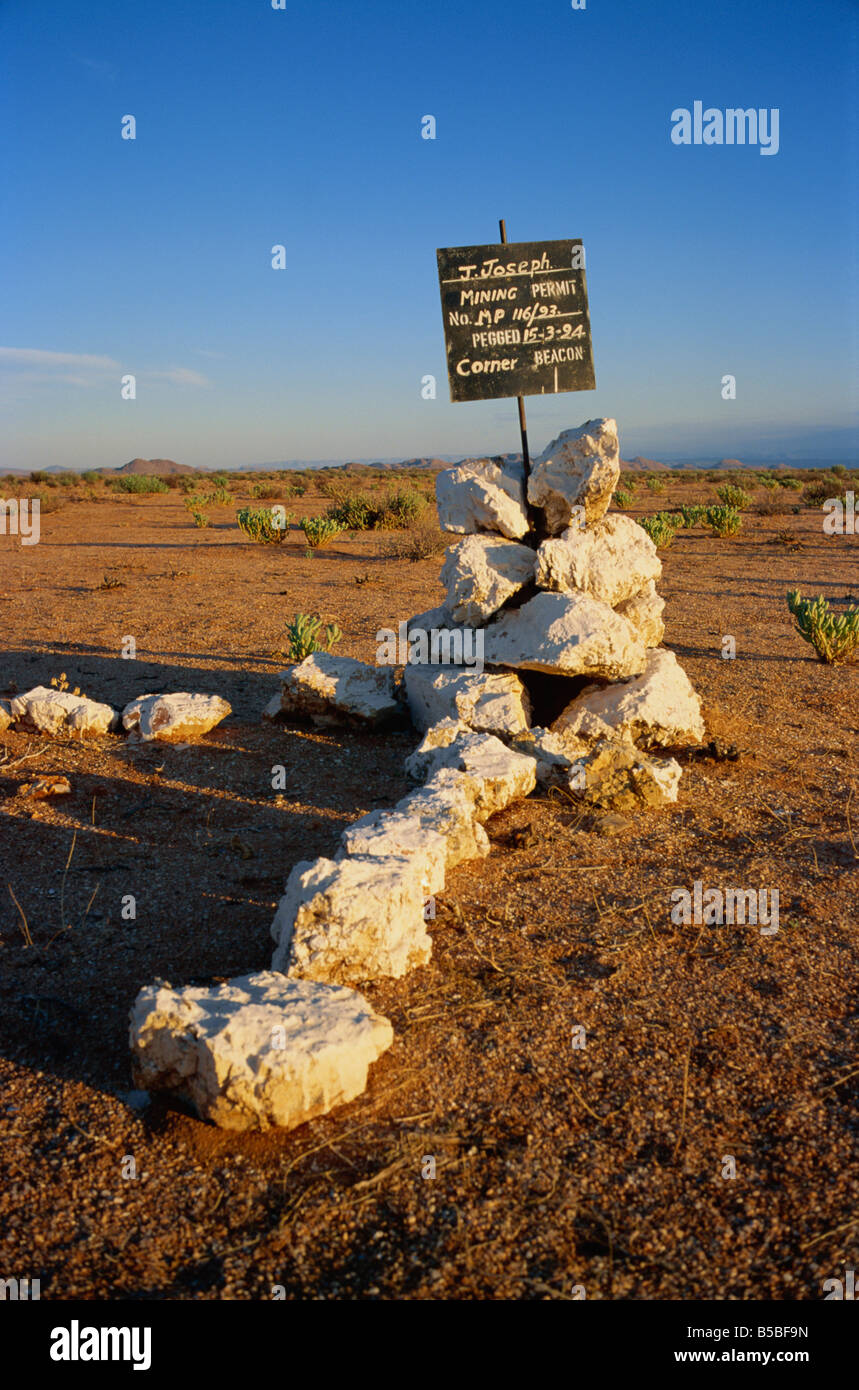 Recent mine prospect Cape Province South Africa Africa Stock Photo - Alamy
