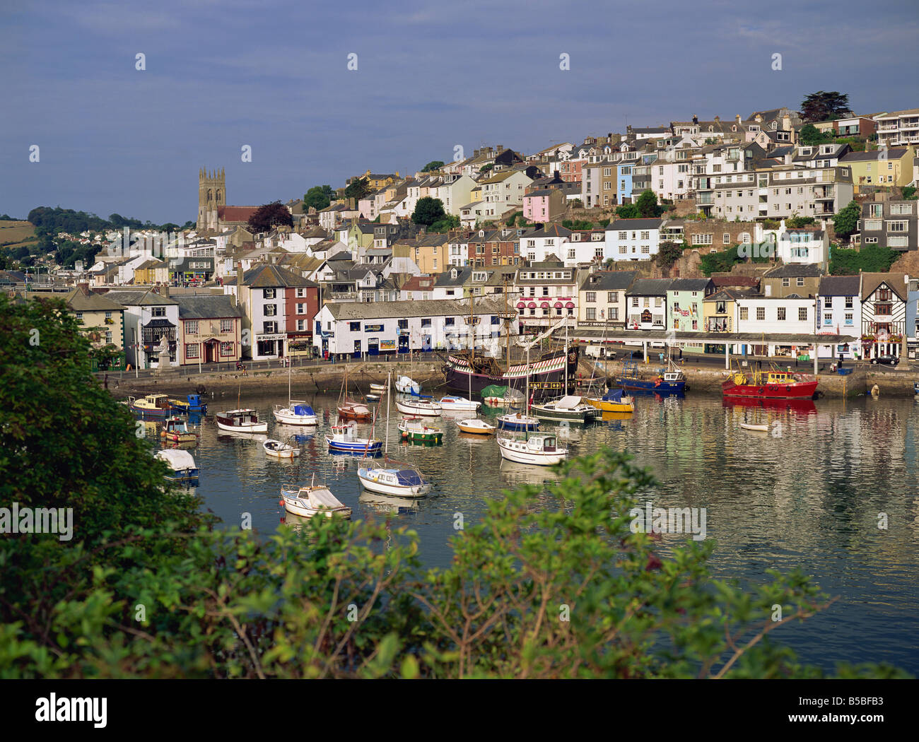 Brixham harbour, Devon, England, Europe Stock Photo - Alamy