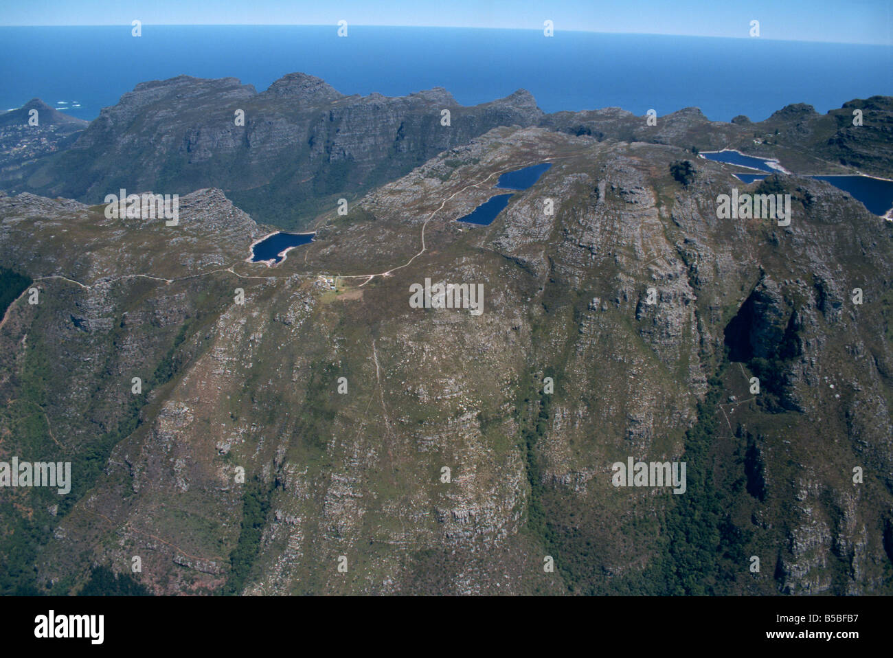 Helicopter View Mountain