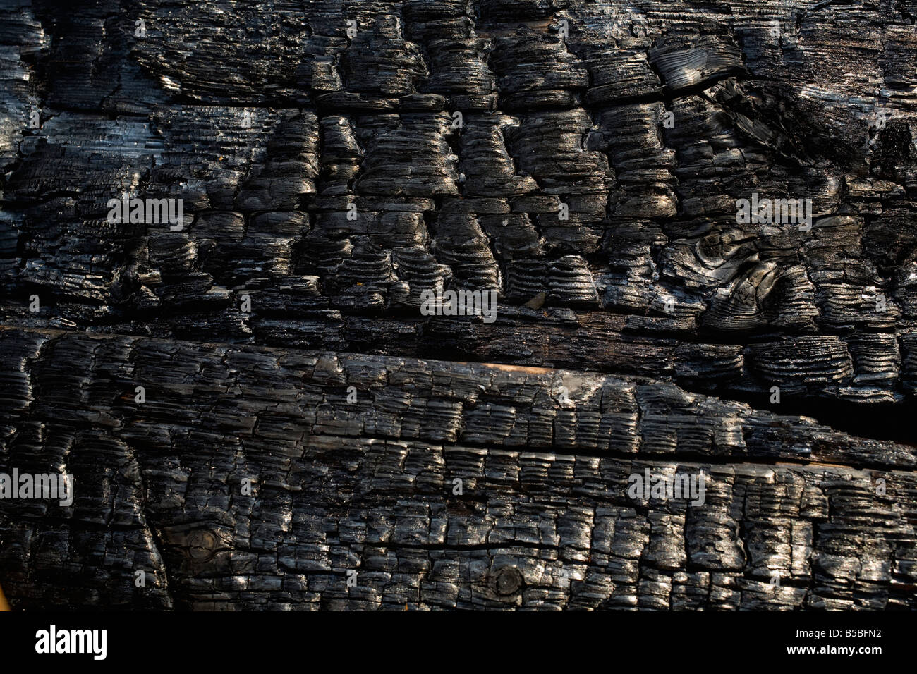 Close-up of charred wood Stock Photo - Alamy