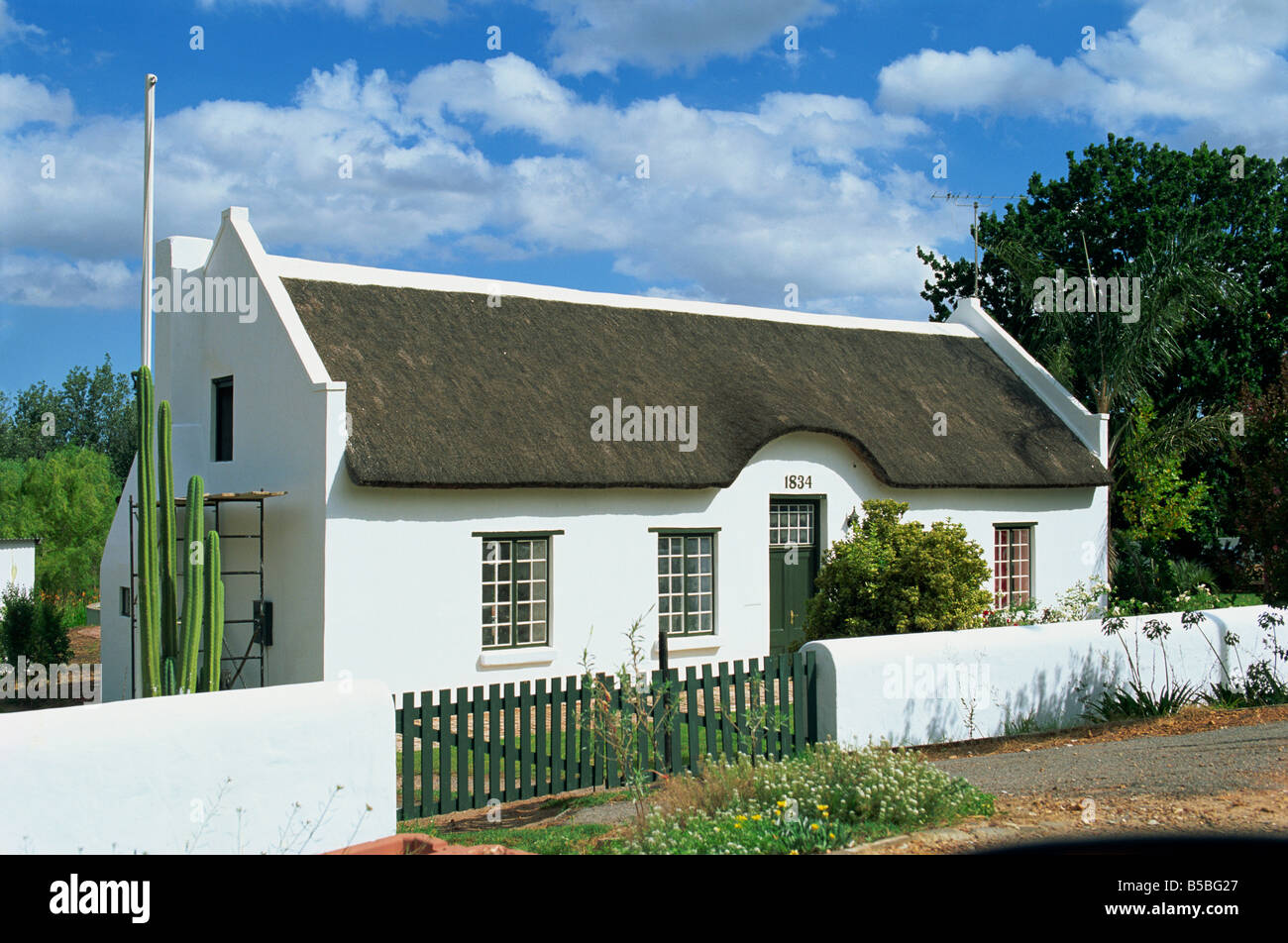 Cape Dutch architecture Swellendam on the Garden Route South Africa F ...