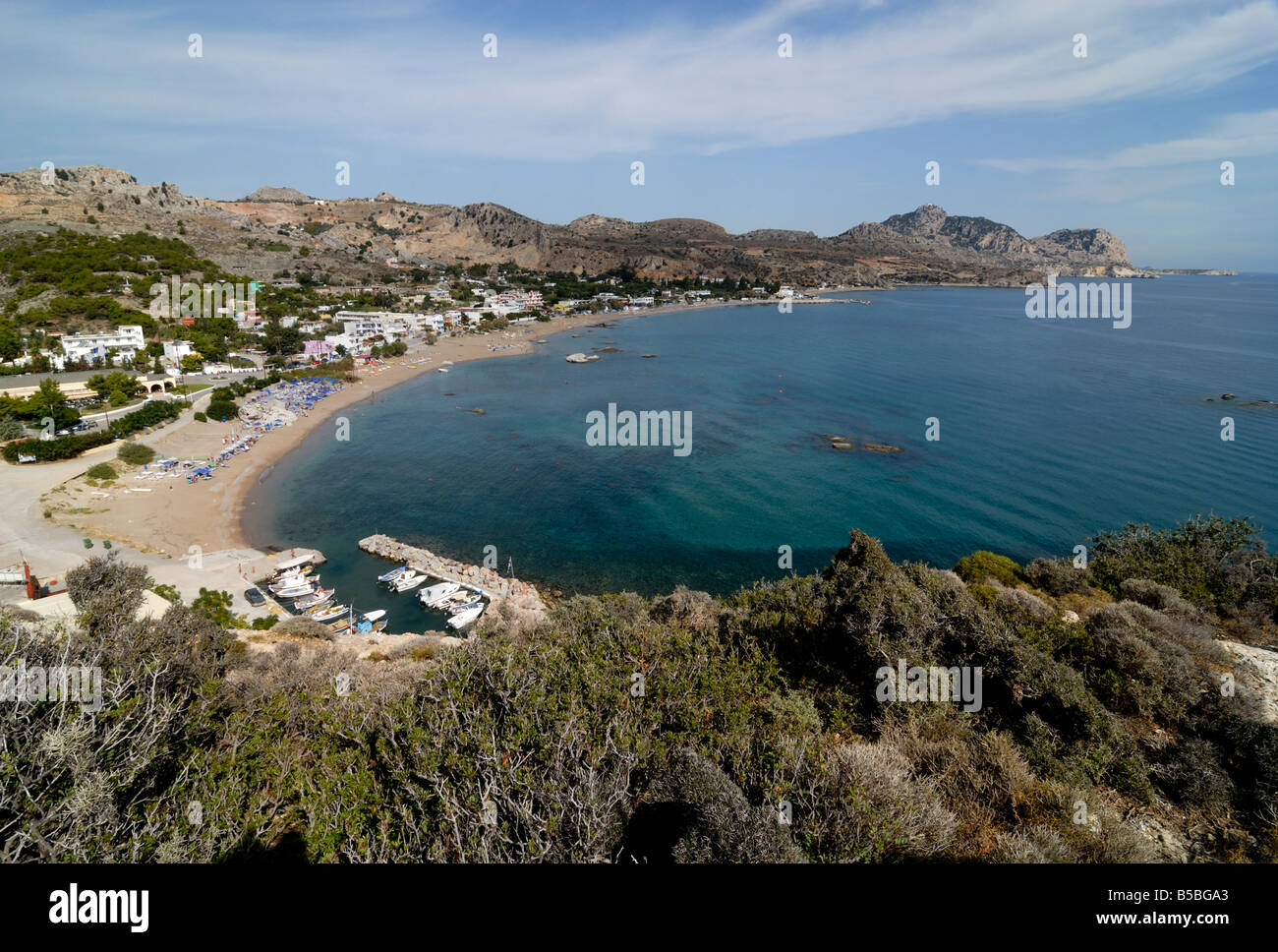 Stegna Beach Greece Rhodes Stock Photo - Alamy