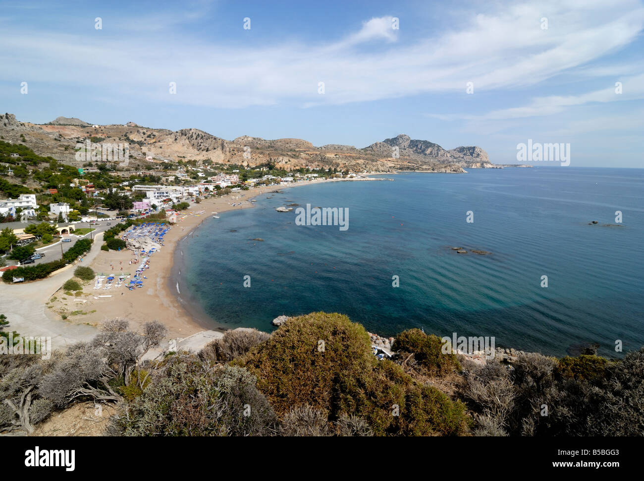 Stegna Beach Greece Rhodes Stock Photo - Alamy