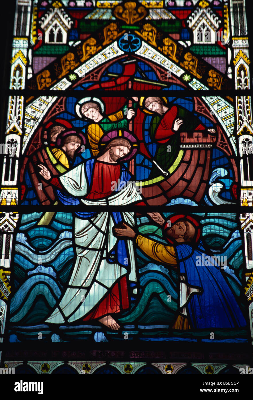 Ely cathedral stained glass window hi-res stock photography and images ...