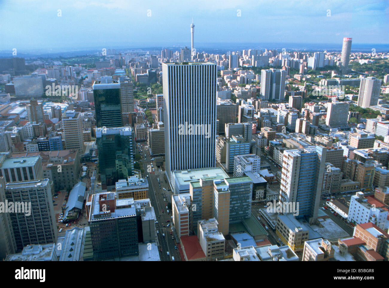 Skyline Downtown South Africa Africa Stock Photo - Alamy