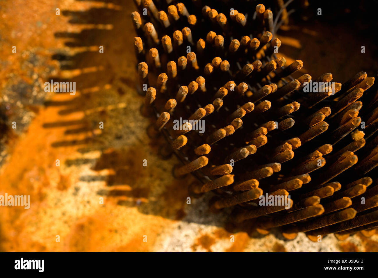 Collection of rusty nails Stock Photo - Alamy