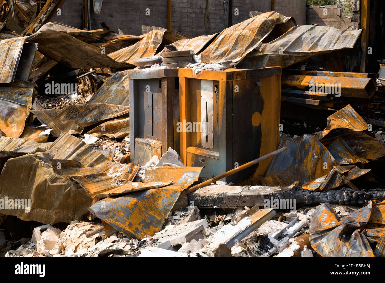 Destruction emergencies and disasters ruined building exterior hi-res ...