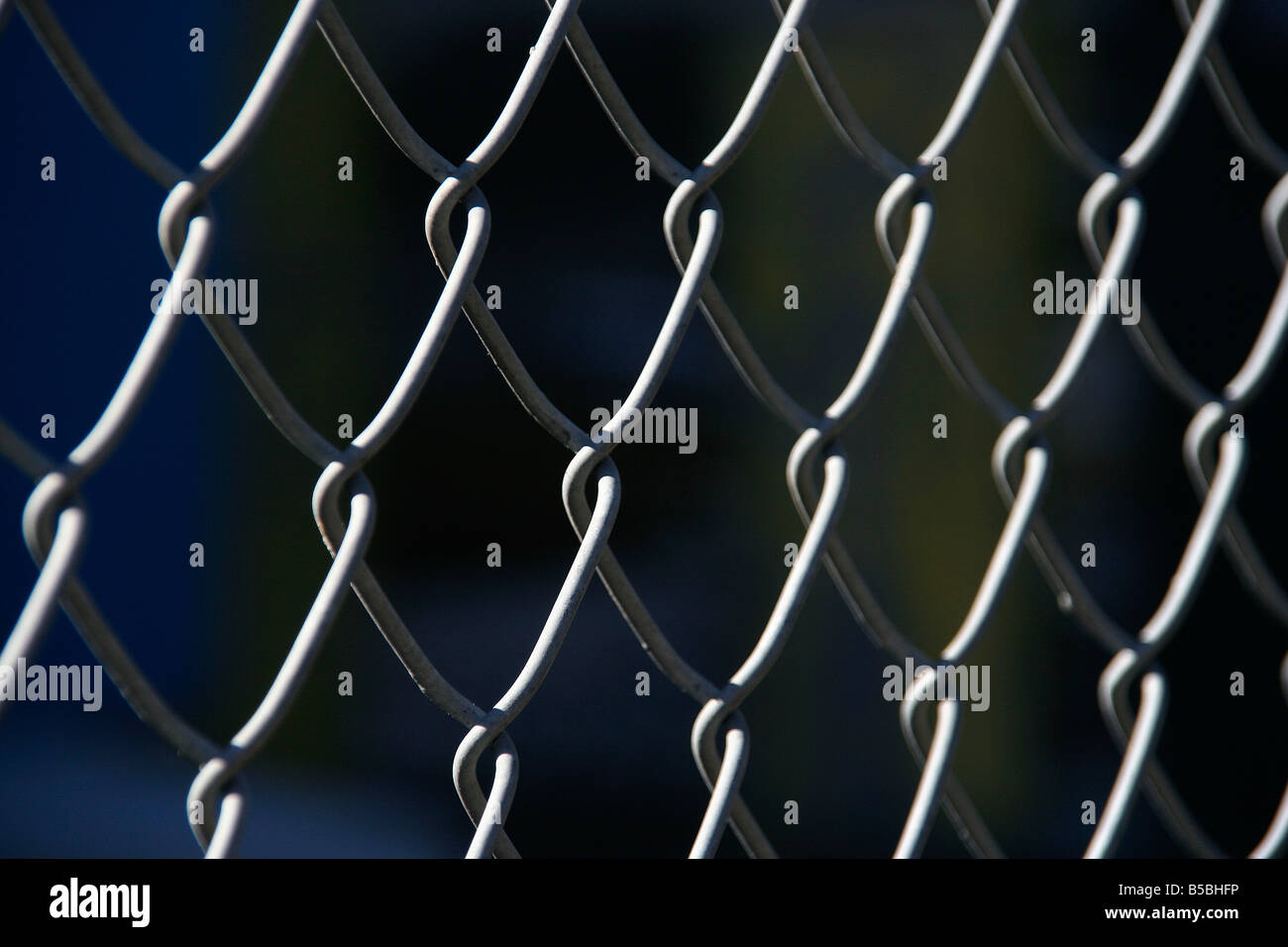 Photograph of a chain link fence Stock Photo - Alamy