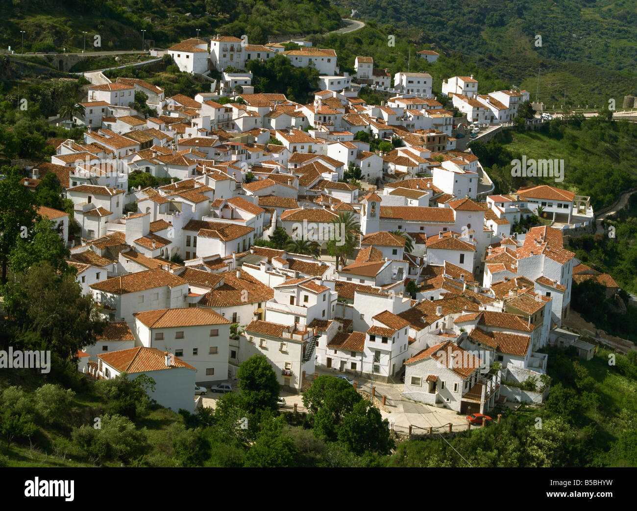Benadalid in the Genal Valley, Andalucia, Spain, Europe Stock Photo - Alamy